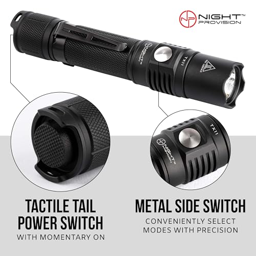 Night Provision™ TX11 | Tactical Flashlight Luminus SST-40 LED 1600 ...