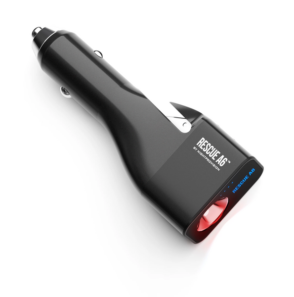 RESCUE A6 Emergency 6-IN-1 CAR SAFETY DEVICE USB CAR CHARGER WINDOW BR ...