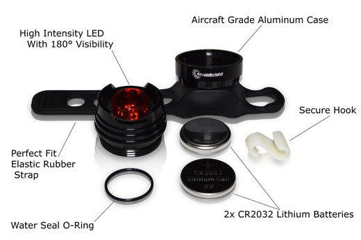 Stupidbright™ SBR-1 Micro LED Rear Tail Light – www.nightprovision.com