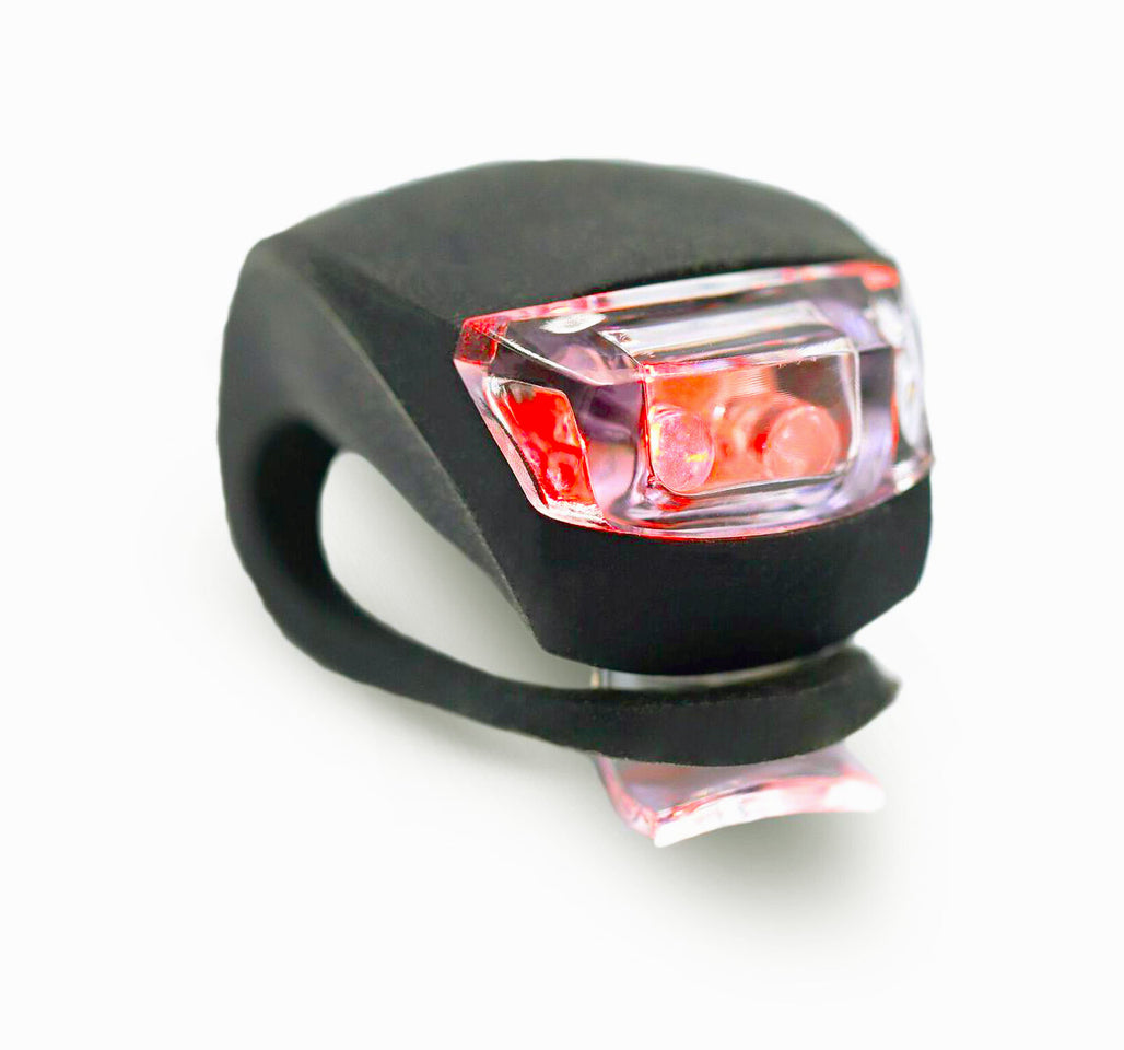 BLINK4 MINI SILICONE STRAP ON LED BIKE LIGHT - 4 LIGHTS SET - 2 FRONT ...